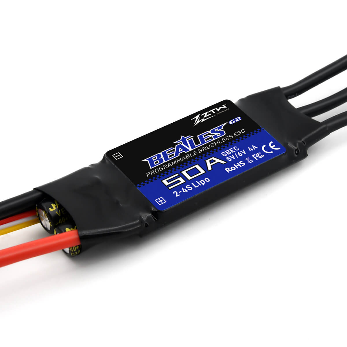 ZTW Beatles G2 50A ESC 2-4S SBEC For RC Airplane Fixed-wing