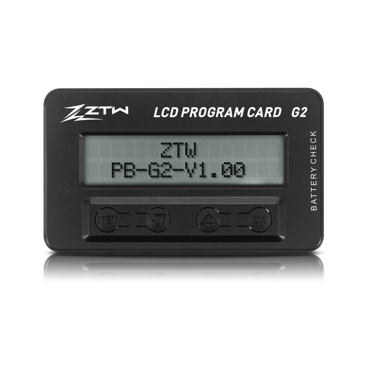 ZTW Multifunctional LCD Program Card G2 Servo Tester Battery Voltmeter