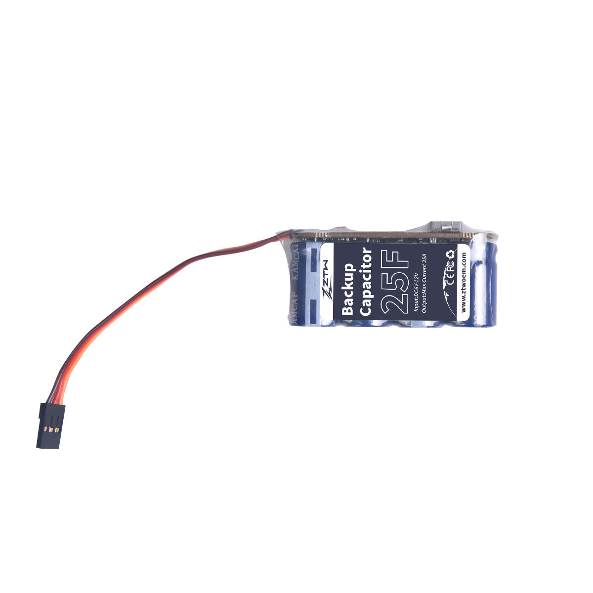 ZTW Power Capacitor Buffer BEC Backup 25F 6V/12V 25A For RC Helicopter